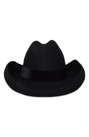 GIGI BURRIS MILLINERY Belle Western Hat - Black