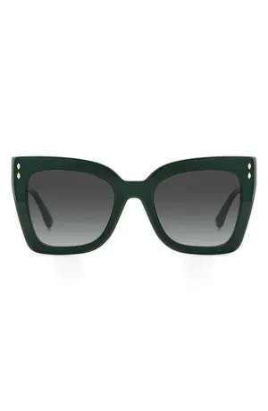 Isabel Marant 53mm Butterfly Sunglasses - Green/ Grey Green