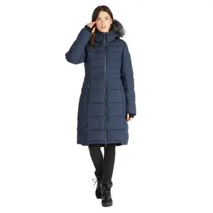 Pajar Jupiter Stretch Long Quilted Puffer - Navy