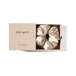DROWSY SLEEP CO. Xxl Silk Padded Scrunchie - Dusty Gold
