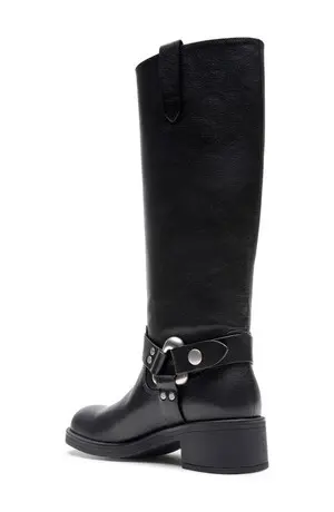 Aerosoles Marley Engineer Boots - Black Leather