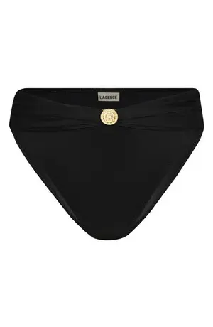 L'Agence Mya Classic Bikini Bottom - Black