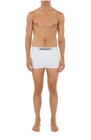 Burberry Cotton Boxer Shorts - White