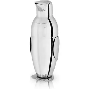 VISKI Irving Penguin Cocktail Shaker In Stainless Steel - Silver