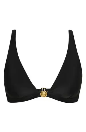 L'AGENCE Lexie Solids Bikini Top - Black