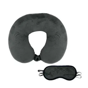 PURSONIC 3 Memory Foam Pillows With Sleep Masks By - Multicolor