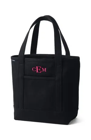 Lands' End Embroidered Totes