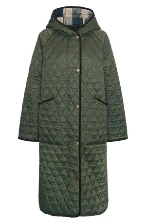 Barbour Harmby Hooded Quilted Coat