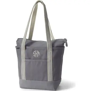 LANDS' END LANDS' END Canvas Tote Bag Silver Graphite