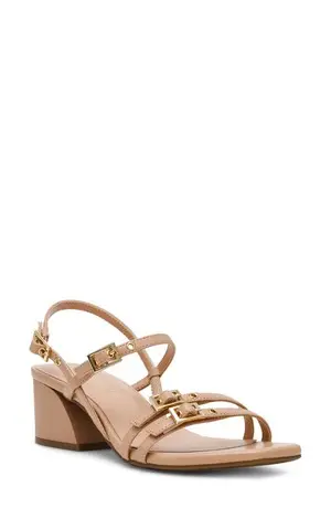 Anne Klein Mackenzie Strappy Sandals - Tan Smooth