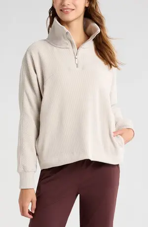Zella Textured Sweatshirts Hoodies For Women