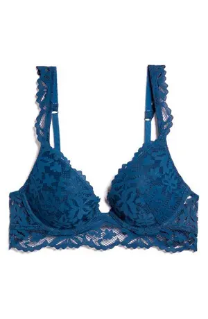 ETAM Legende Lace Unerwire Bra - Navy