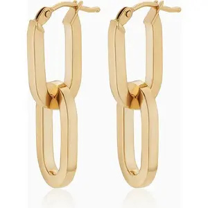 ORADINA 14k Gold Shift Drop Earrings - Yellow Gold