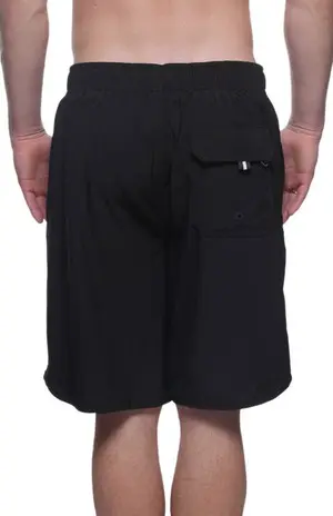 ROKKA&ROLLA Quick-dry Stretch Swim Trunks - Black