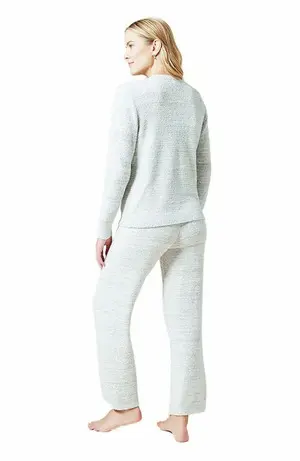 SOFTIES Marshmallow Crew Neck Lounge Set - Heather Grey