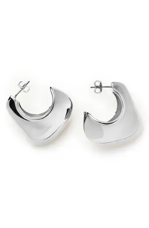 MISSOMA Volume Hoop Earrings - Silver