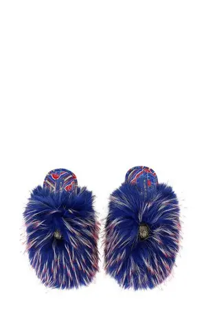 Kurt Geiger Kensington Faux Shearling Slipper