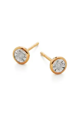 18k Diamond Stud Earrings