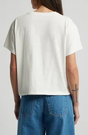SLVRLAKE Square Cotton T-shirt - Natural White