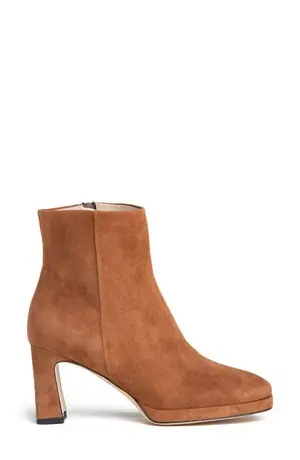 BEAUTIISOLES Scottie Platform Bootie - Cognac