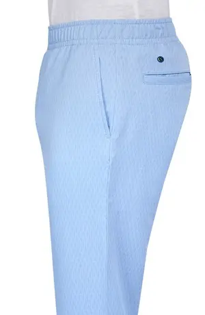CON.STRUCT Diamond Print Recycled Performance Golf Pants - Lt Blue