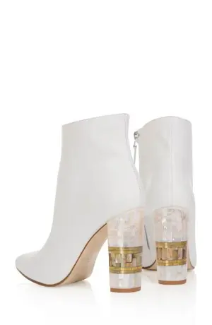 FREYA ROSE Jasmine Pearl Heel Ankle Boot