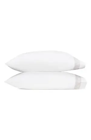 MATOUK Ophelia Set Of 2 Pillowcases - Dune