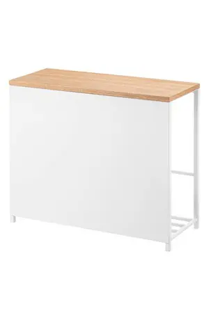 YAMAZAKI Entryway Storage Bench - White