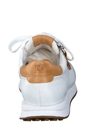 Paul Green Avery Leather Sneakers - White Simba Combo
