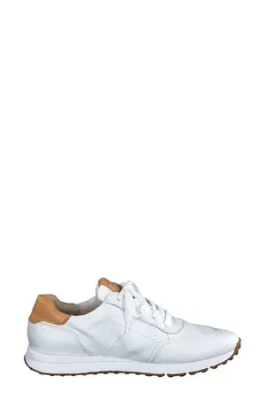 Paul Green Avery Leather Sneakers - White Simba Combo