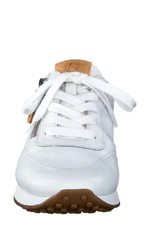 Paul Green Avery Leather Sneakers - White Simba Combo