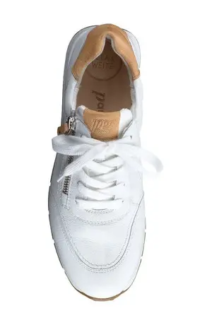 Paul Green Avery Leather Sneakers - White Simba Combo