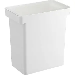 YAMAZAKI Extra-large Airtight Pet Rolling Food Storage Container - White