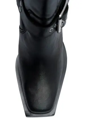 KENNETH COLE Emmett Knee High Boot - Black Leather