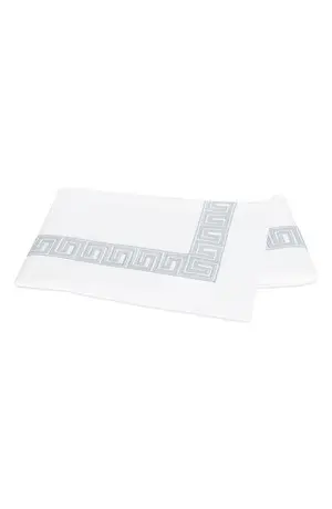 MATOUK Ophelia 520 Thread Count Flat Sheet Silver