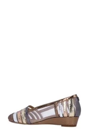 J. Reneé Melodee Wedge Pump - Metallic
