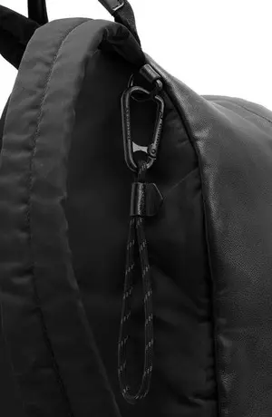 ALLSAINTS Carabiner Leather Backpack