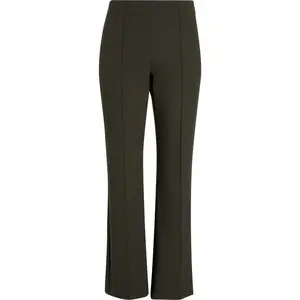 Vince Niki Mid Rise Crop Flare Pants Deep Forest