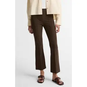 Vince Niki Mid-rise Cropped Flare Pants - Willow