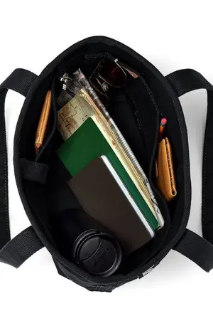 LANDS' END Canvas Tote Bag - Black/black