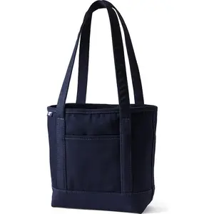 LANDS' END Canvas Tote Bag True Navy