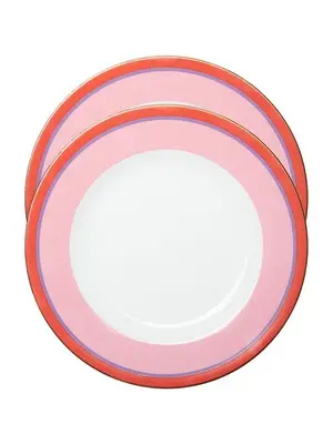 La DoubleJ Dinner Plates Set Of 2 - Rainbow Rosa