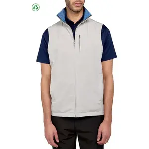 CON.STRUCT Camo Print Performance Reversible Vest - Tan