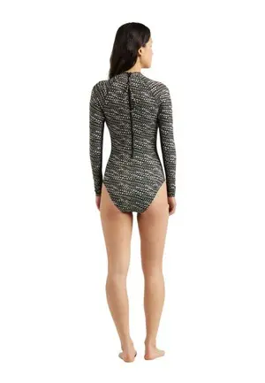 Vilebrequin Pearl Print Long Sleeve Rashguard Swimsuit