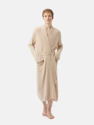 GOBI MONGOLIAN CASHMERE Cashmere Robe - Beige