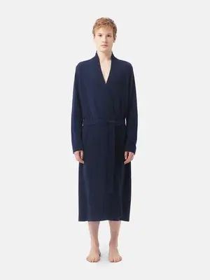 Gobi Cashmere Cashmere Robe Navy