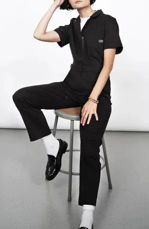 WILDFANG WILDFANG The Essential High Waisted Coverall Black