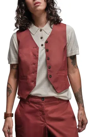 WILDFANG Tailored Fit Vest - Cinnamon