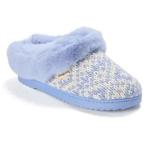 DEARFOAMS Dearfoams Hannah Festive Knit Clog Slippers Eventide