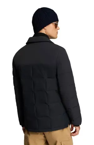 ALPENHAUS Berdiac Mixed Media Quilted Jacket - Indigo